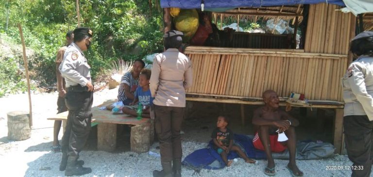 Pendisplinan protokol kesehatan, Dit Pam Obvit Polda Papua ...