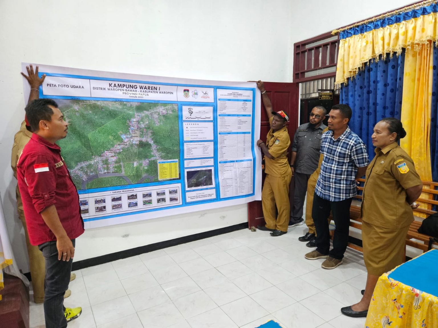 Hasil Mapping IMC 7 Kampung di Waropen Miliki Peta Akurat - Kilas Papua